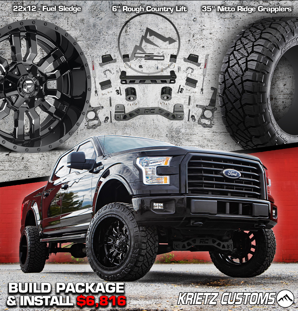 Ford F-150 Lift Kits, Wheels, and Tires Package | Krietz Auto Group